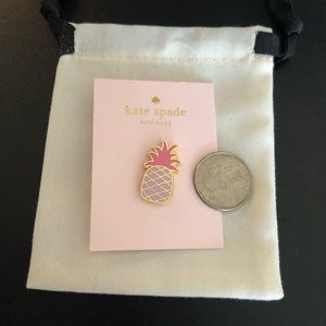 kate spade | Accessories | Kate Spade Pineapple Pin Summer 28 | Poshmark